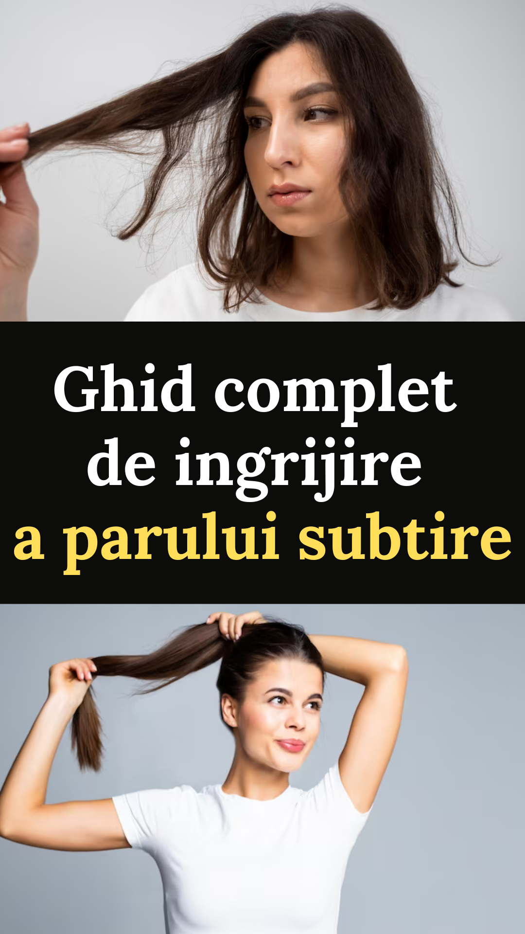 Ghid complet de ingrijire a parului subtire