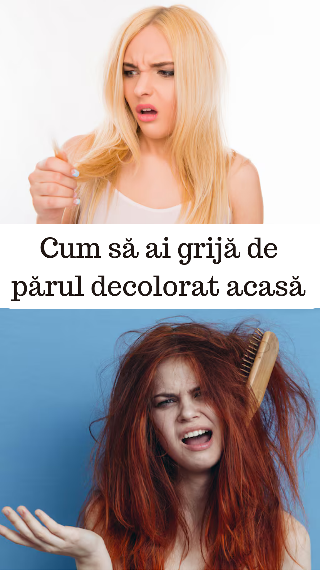 Cum să ai grijă de părul decolorat acasă – Ce să faci și ce sa nu faci ...