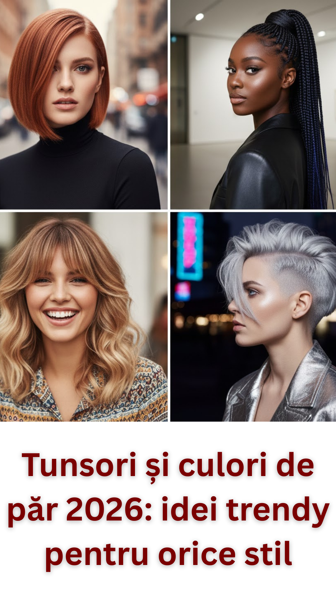 Tunsori și culori de păr 2026: idei trendy pentru orice stil